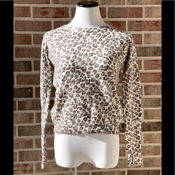Beach Riot | Sweaters | Nwt Beach Riot Leopard Print Sweater | Poshmark